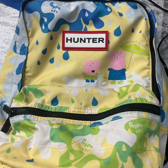 Hunter | Accessories | Hunter Peppa Pig Kids Backpack Yellow And Blue ...
